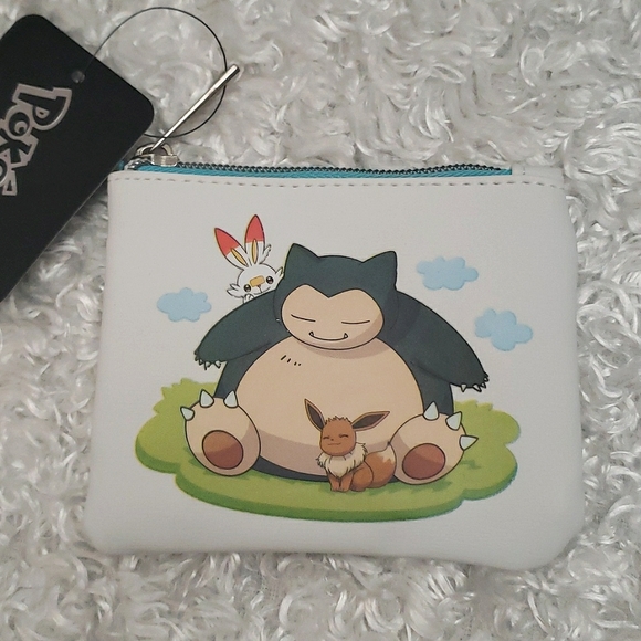 Bioworld | Bags | Nwt Pokmon Snorlax And Friends Coin Purse Wallet ...